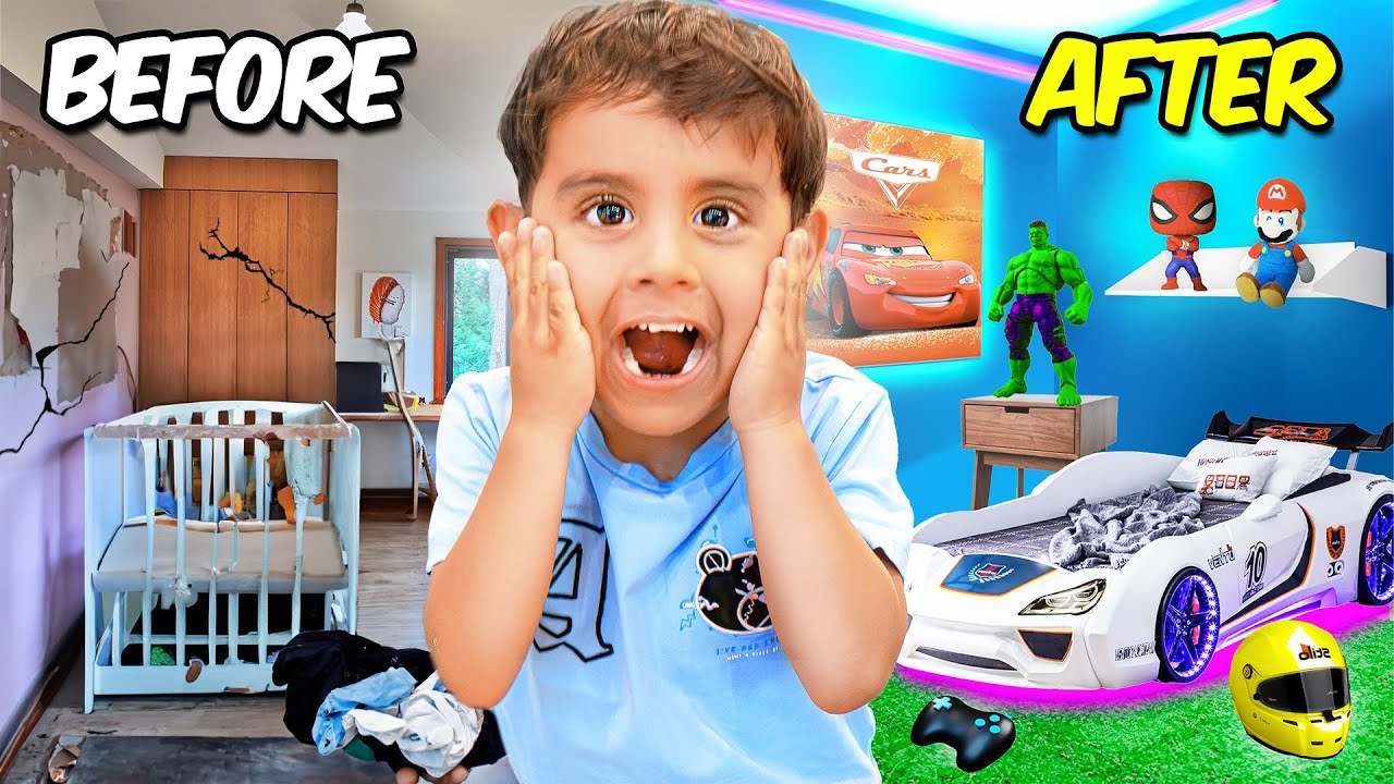 our 3 Year old's Epic ROOM Makeover! - Houseterior