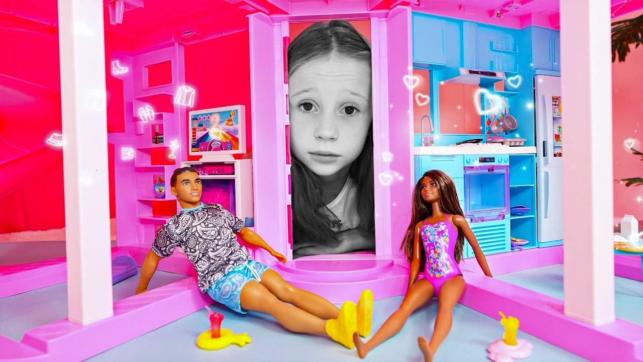 Nastya and the Barbie's escape rooms - Houseterior